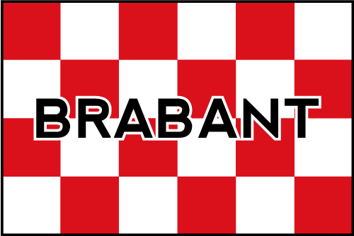 Sticker Brabant - Vlag - Stadstickers.nl